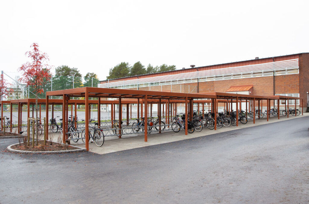 Quattro cykeltak - hållbart och stilrent skydd för cyklar - Blidsbergs